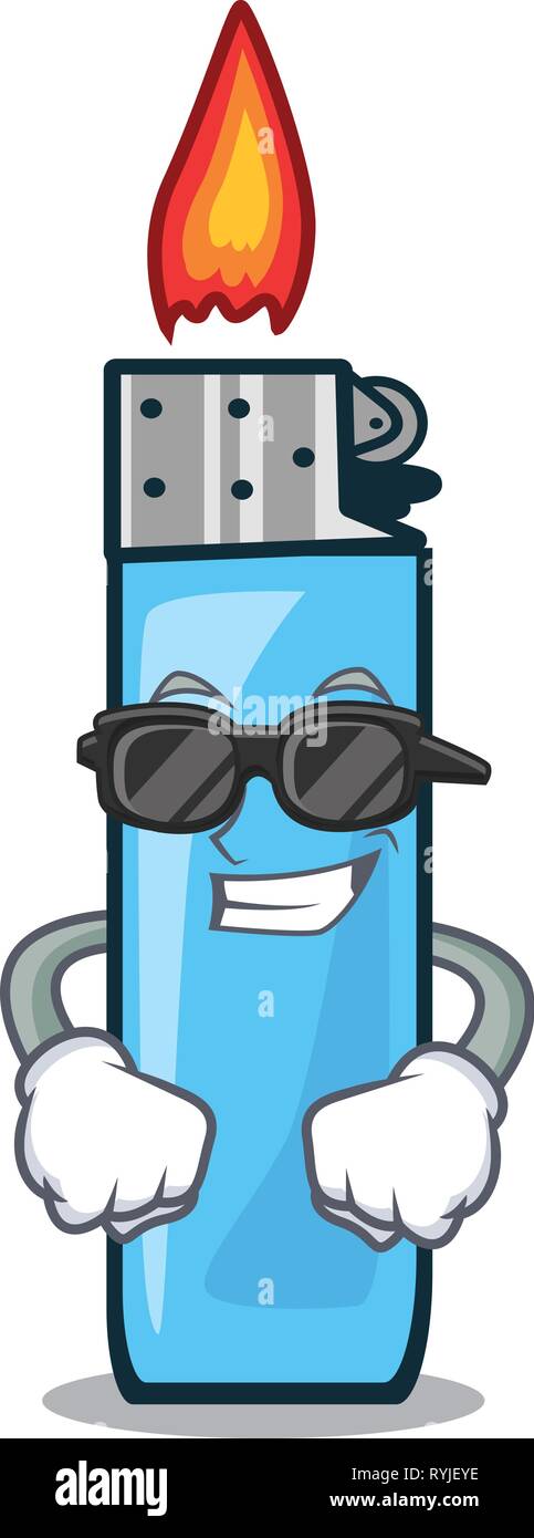 Super cool plastic lighters isolated in the cartoon Stock Vector Image ...