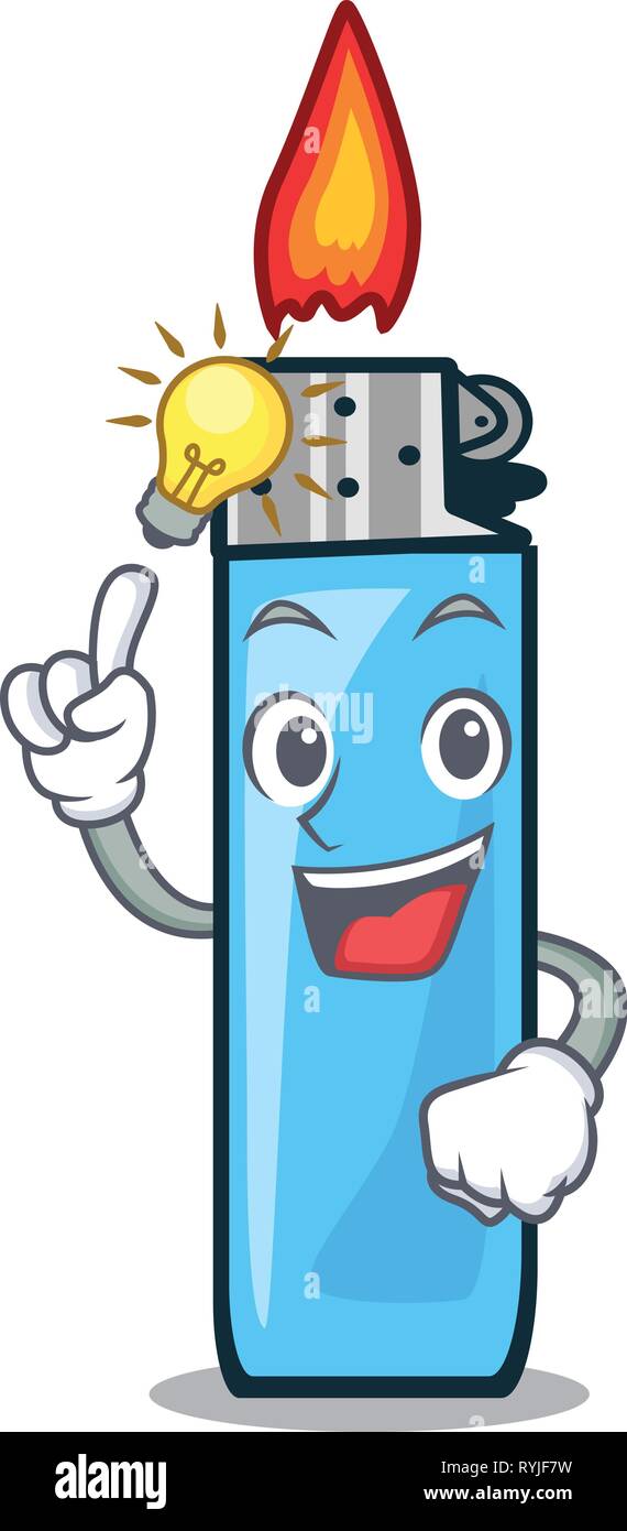 Have an idea plastic lighters above tables cartoon wood Stock Vector ...