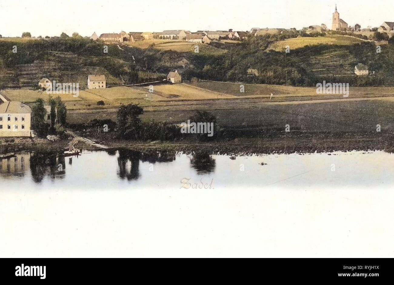 Elbe in Saxony, Churches in Diera-Zehren, Buildings in Landkreis Meißen ...