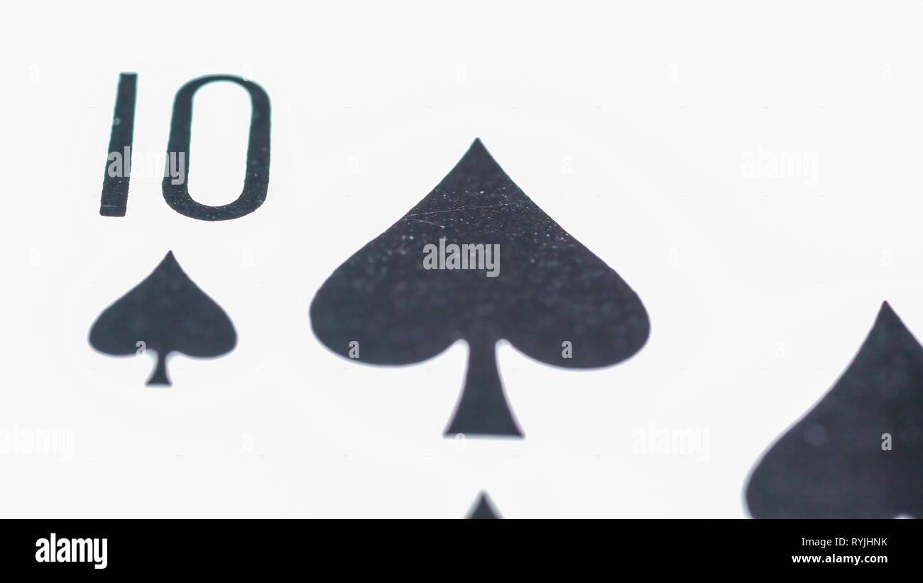 Ten of spades playing card hi-res stock photography and images - Alamy