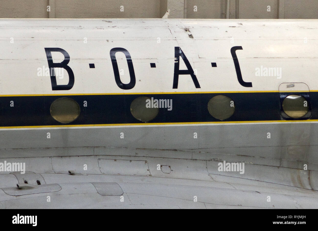 BOAC de Havilland Comet 1XB Airliner Stock Photo - Alamy