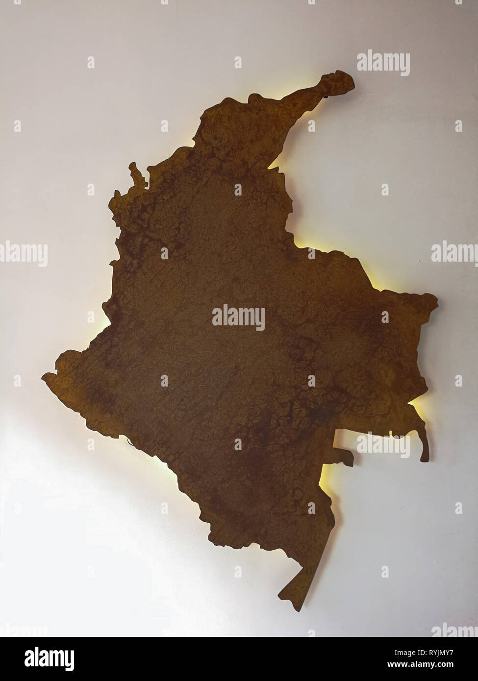 Outline map country colombia hi-res stock photography and images - Alamy