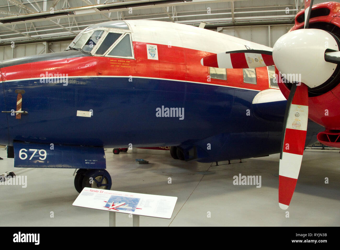 Vickers Varsity T.1 Aircrew Trainer Aircraft, UK Stock Photo - Alamy