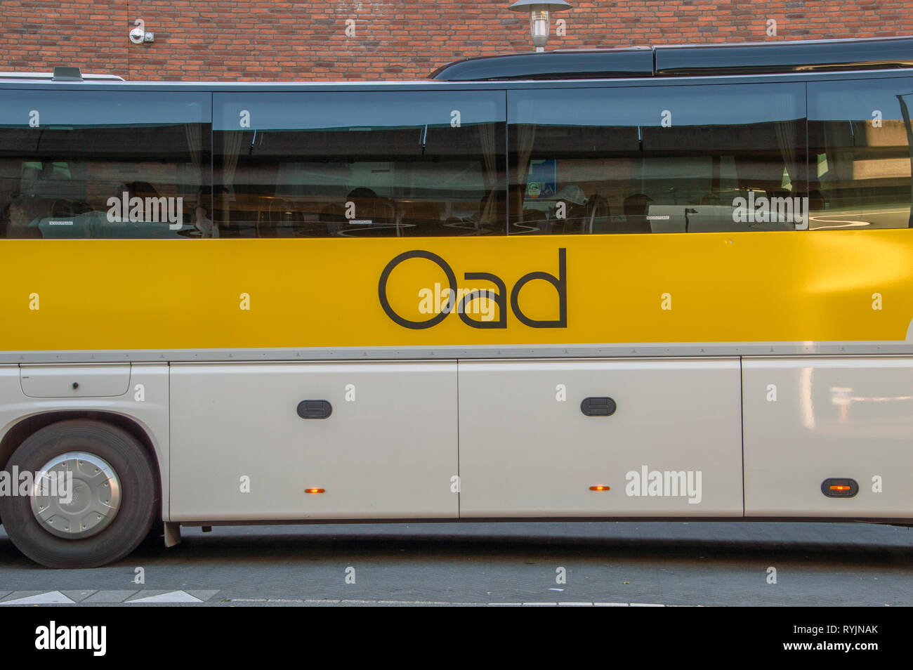 OAD Tour Bus At Amsterdam The Netherlands 2018 Stock Photo - Alamy