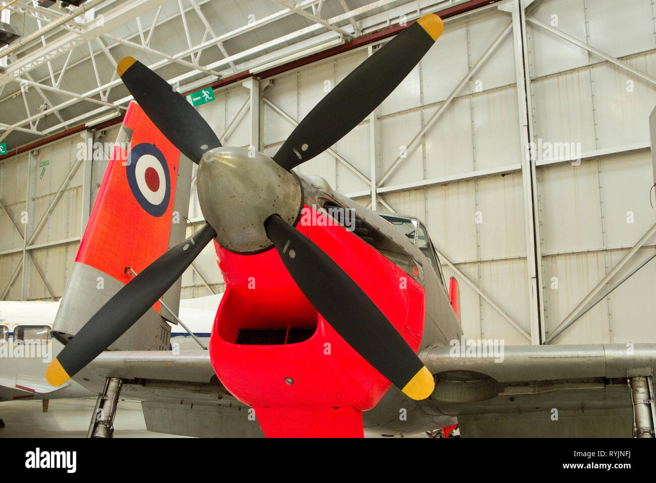 Boulton Paul Sea Balliol T21 Advanced Training Aircraft, UK Stock Photo ...
