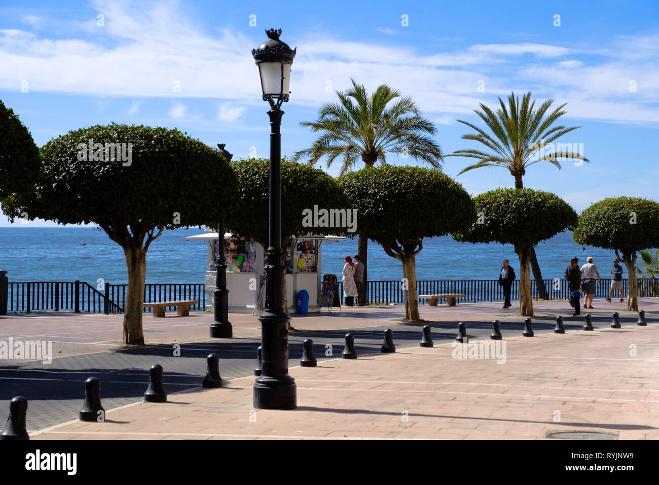 The promenade in Marbella, Costa del Sol, Spain Stock Photo - Alamy