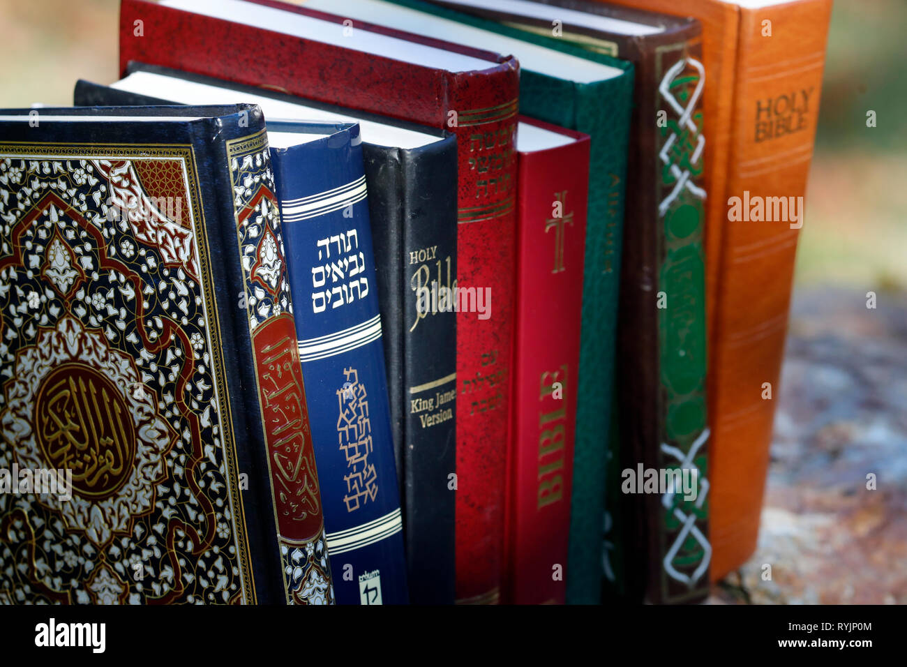 The three monotheistic religions. Christianity, Islam and judaism ...
