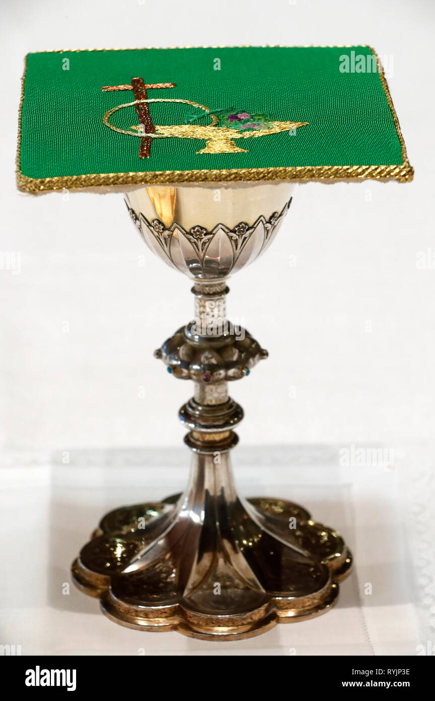 Roman catholic mass. Eucharist: Table of Word and Sacrament. France ...