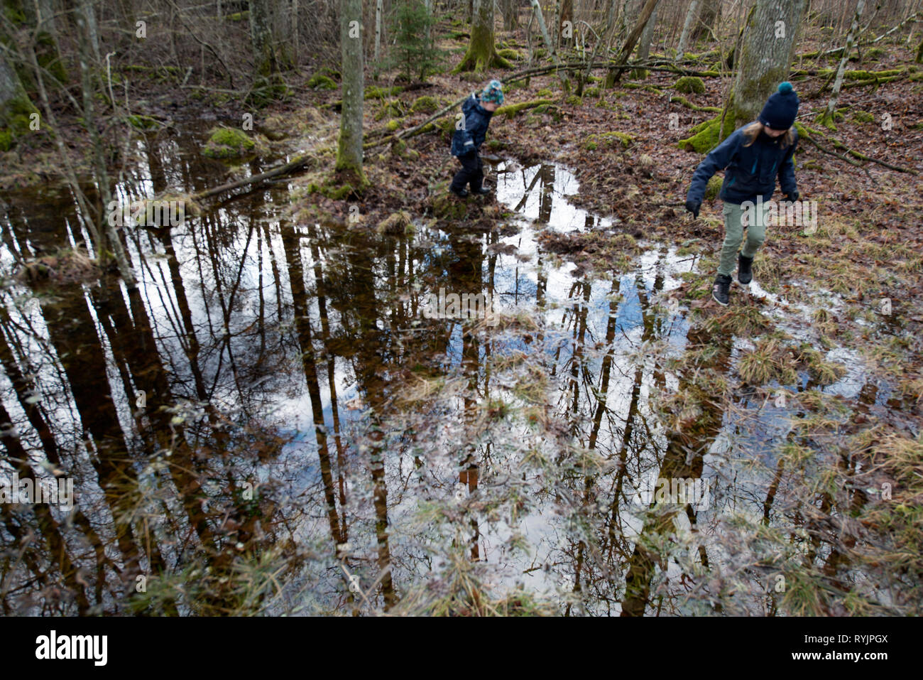 Children in Sweden Stock Photo - Alamy