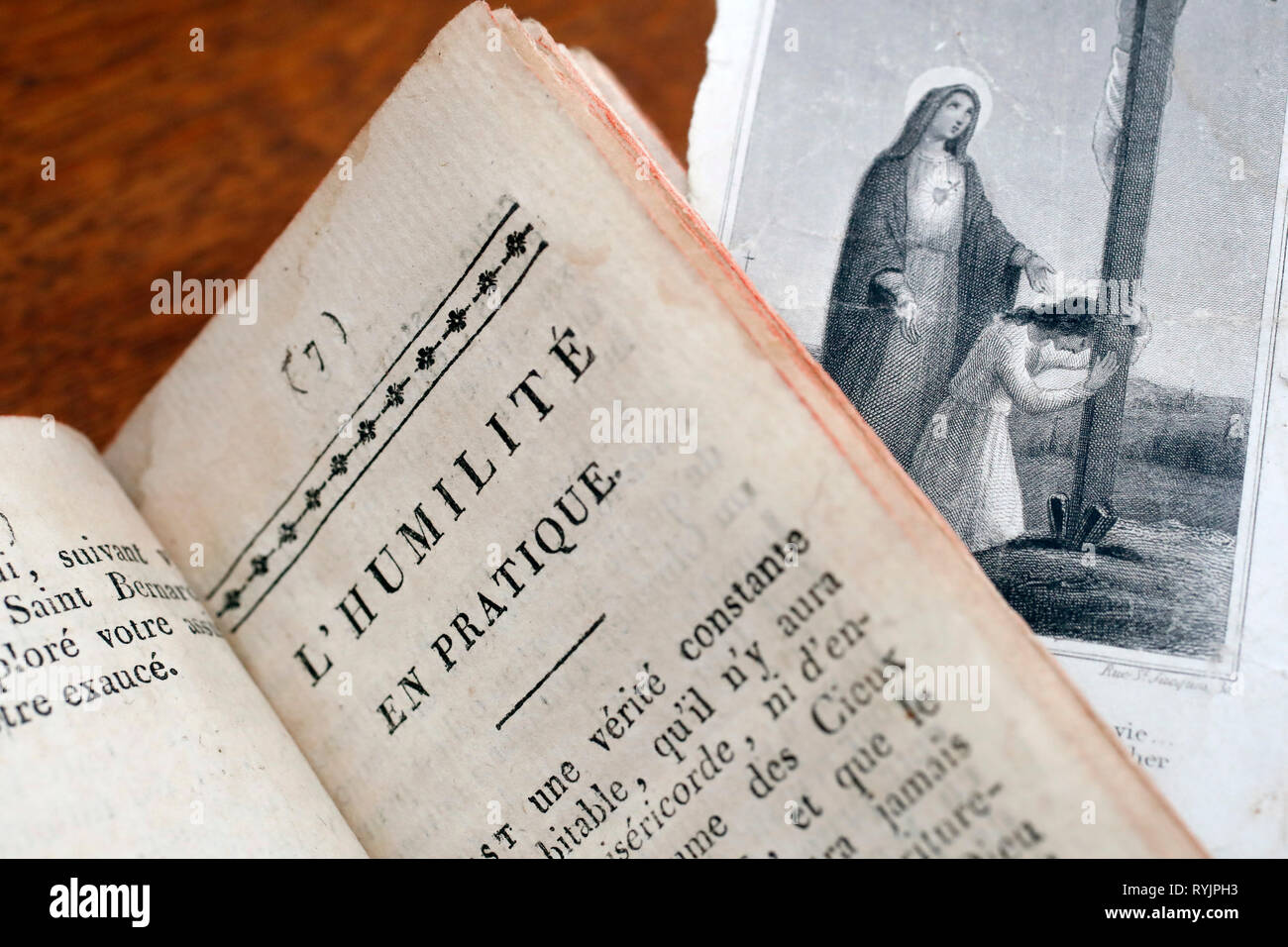 Monastic rules. The Rule of St. Augustine. France Stock Photo - Alamy