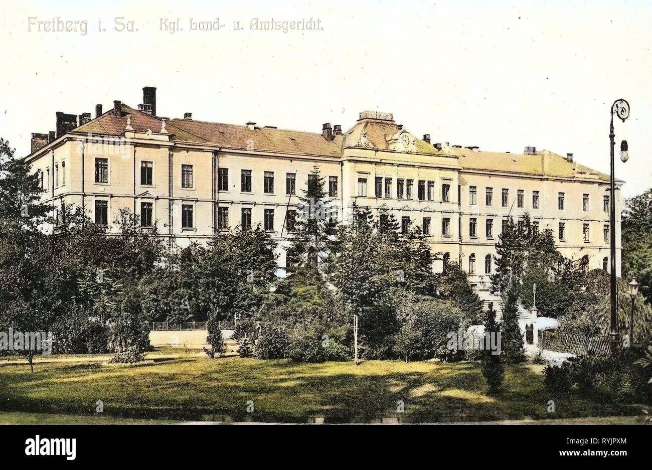 Courthouses in Saxony, Buildings in Freiberg (Sachsen), 1911, Landkreis ...