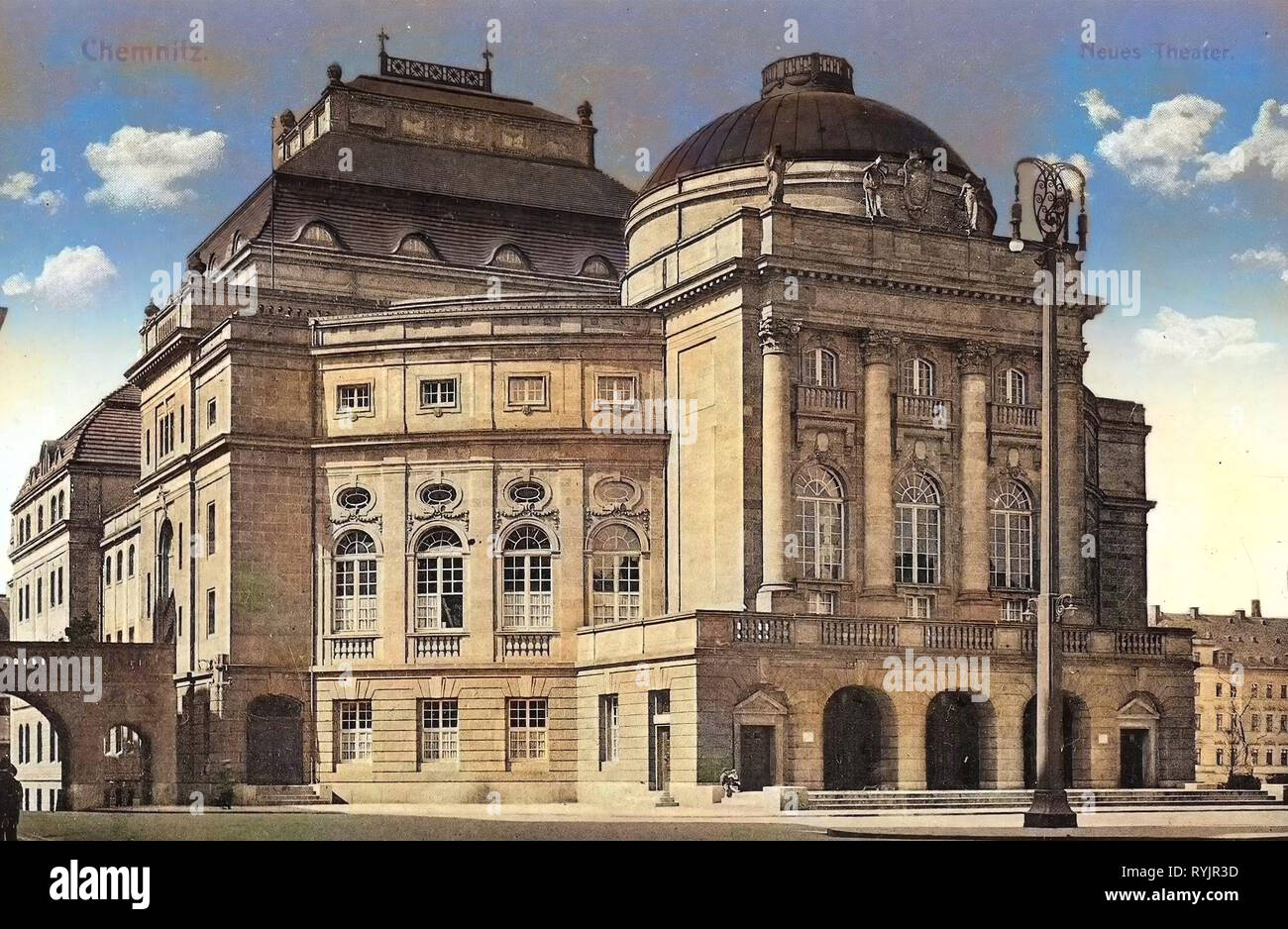Theatre of Germany, Buildings in Chemnitz, 1911, Chemnitz, Neues ...