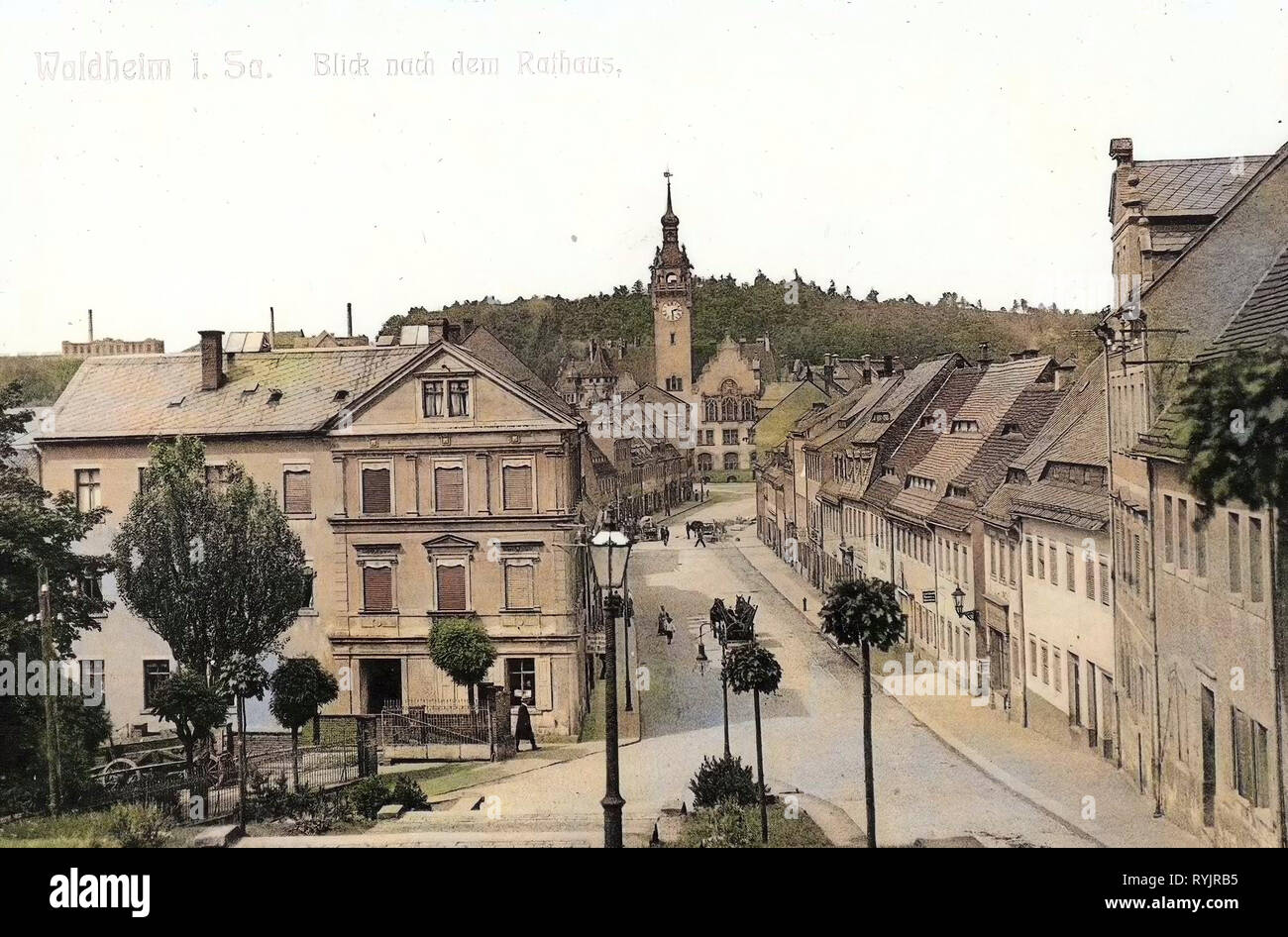 Rathaus Waldheim, Buildings in Waldheim, 1911, Landkreis Mittelsachsen ...