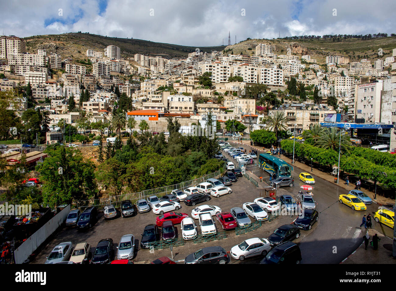 Nablus city center, West Bank, Palestine Stock Photo - Alamy