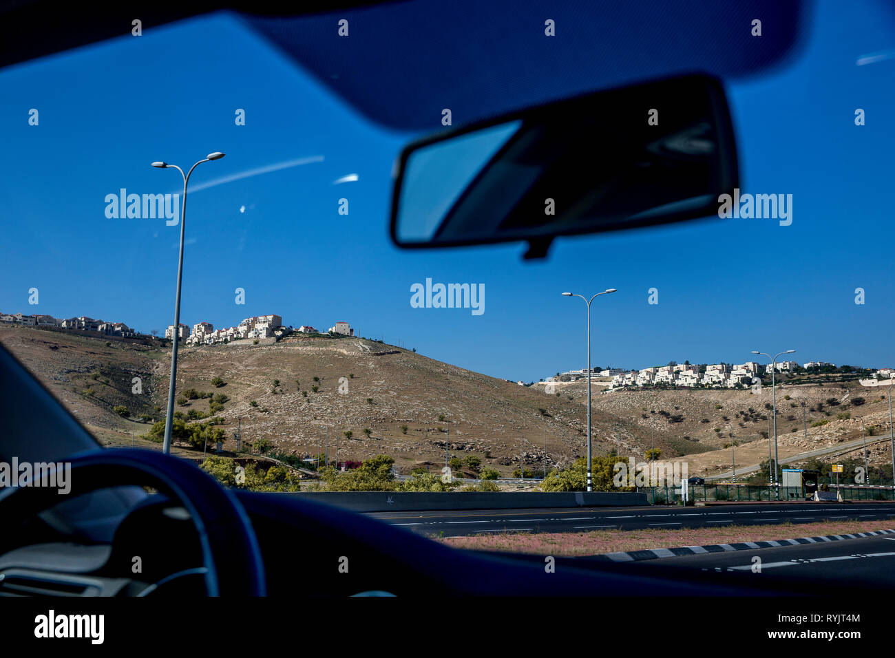 Road in the West Bank, Palestine Stock Photo - Alamy