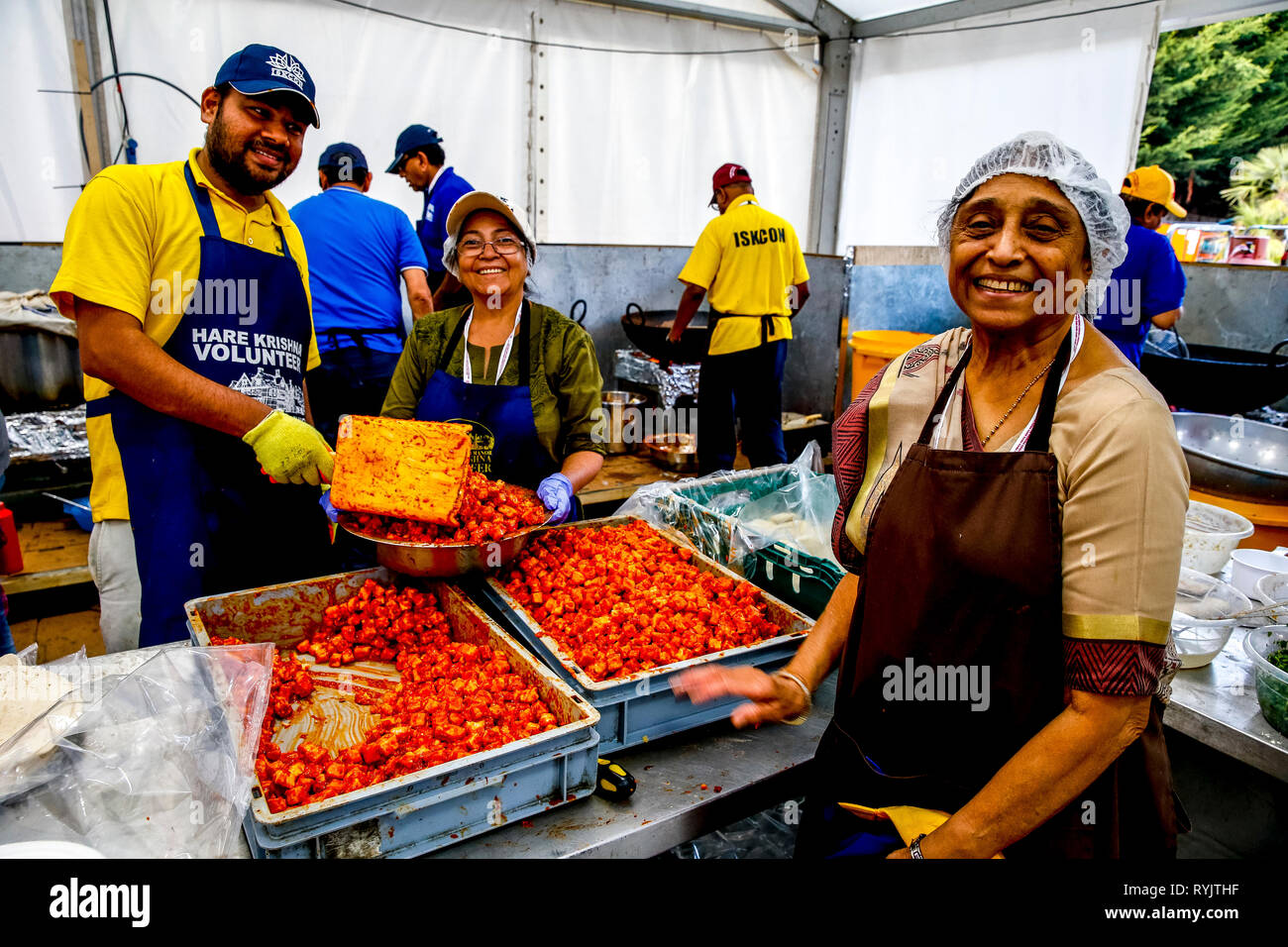 Iskcon kitchen food hi-res stock photography and images - Alamy