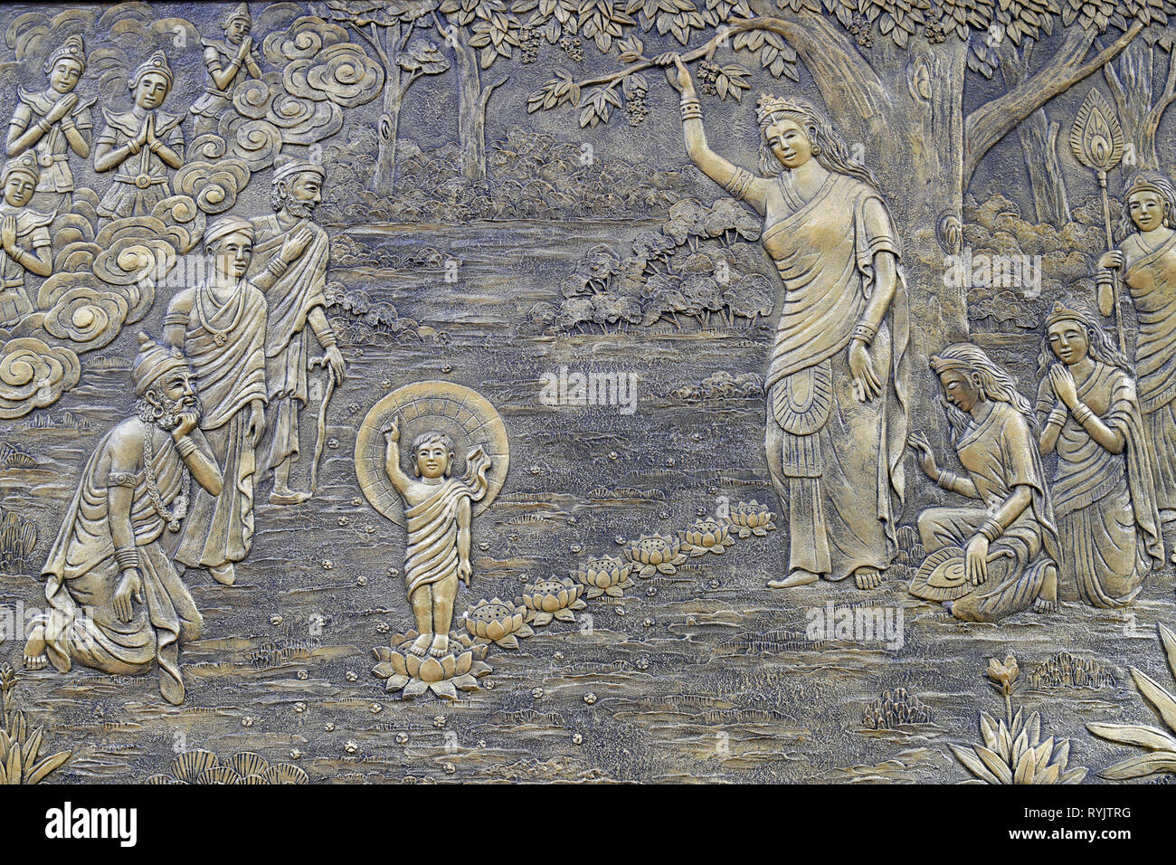 Siddhartha gautama birth hi-res stock photography and images - Alamy