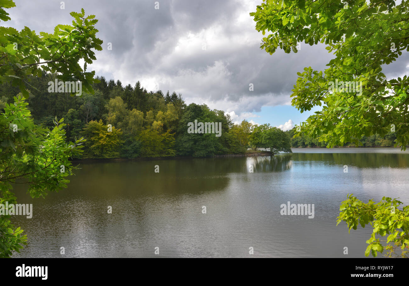 Lake in the spring Stock Photo - Alamy