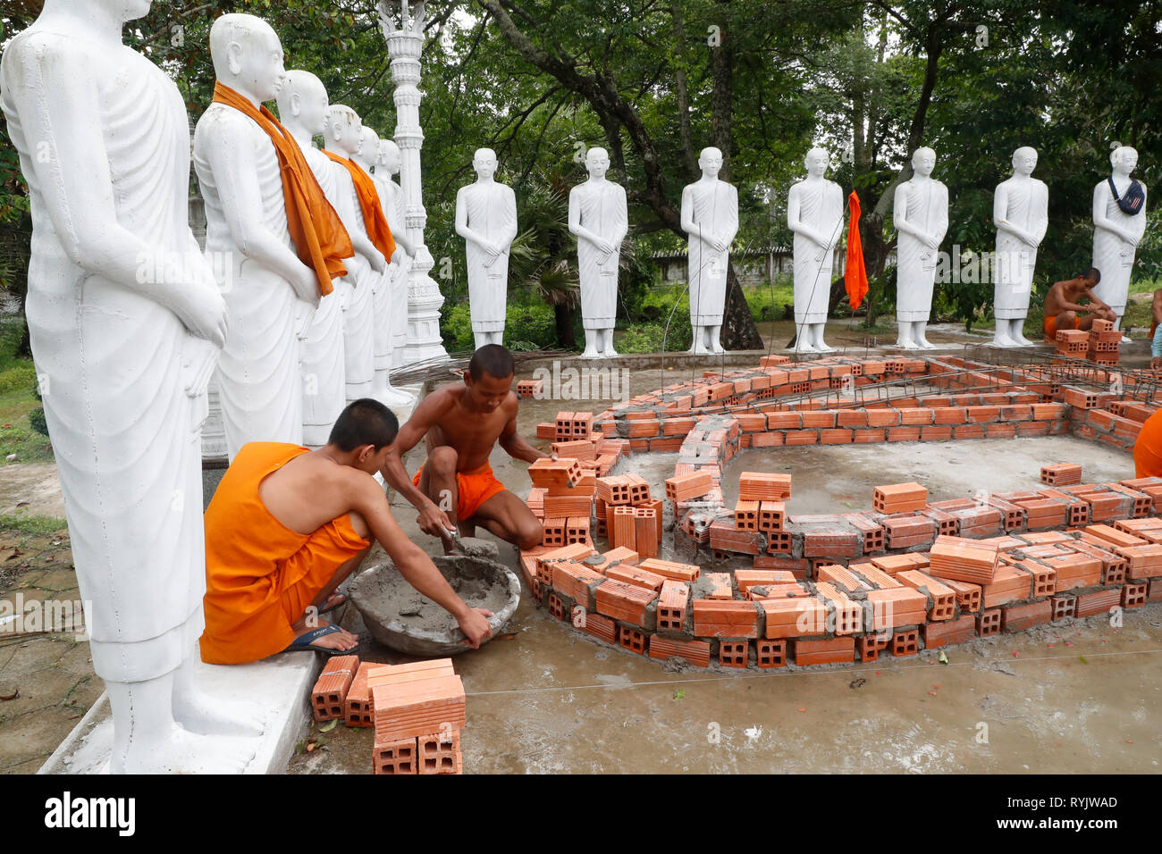 Buddhist building temple construction hi-res stock photography and ...