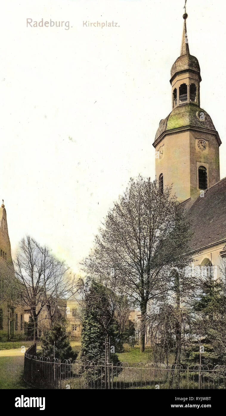 Stadtkirche Radeburg, Buildings in Radeburg, 1911, Landkreis Meißen ...