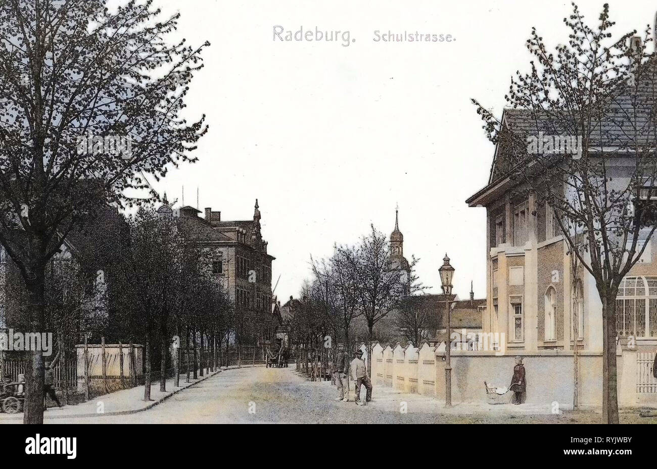 Buildings in Radeburg, Stadtkirche Radeburg, 1911, Landkreis Meißen ...