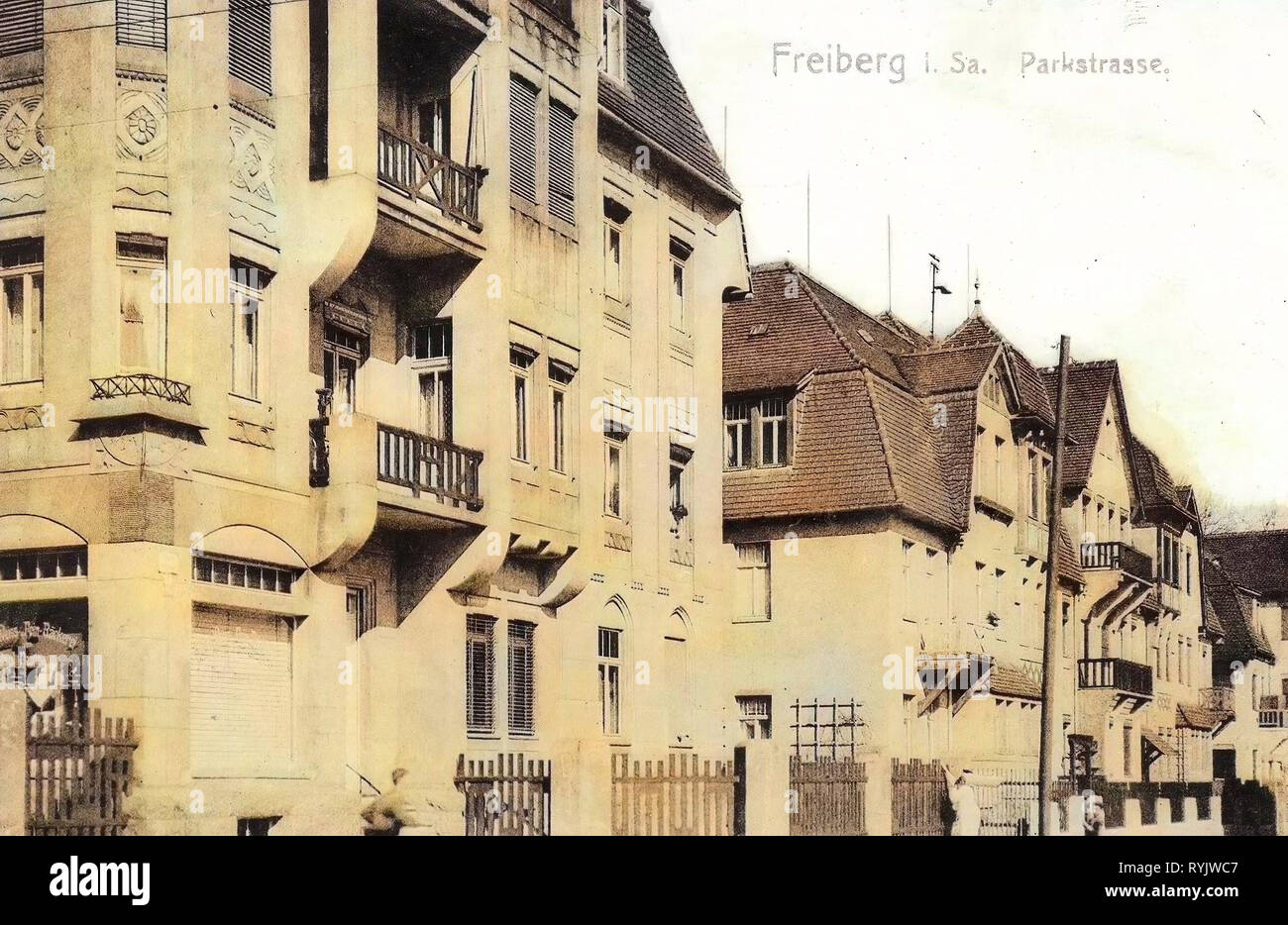 Buildings in Freiberg (Sachsen), 1911, Landkreis Mittelsachsen ...