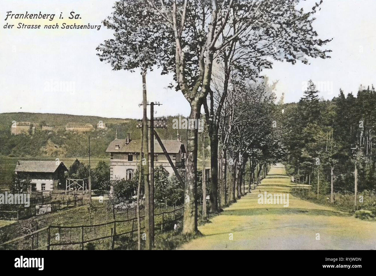 Schloss Sachsenburg, Buildings in Frankenberg/Sa., 1911, Landkreis ...