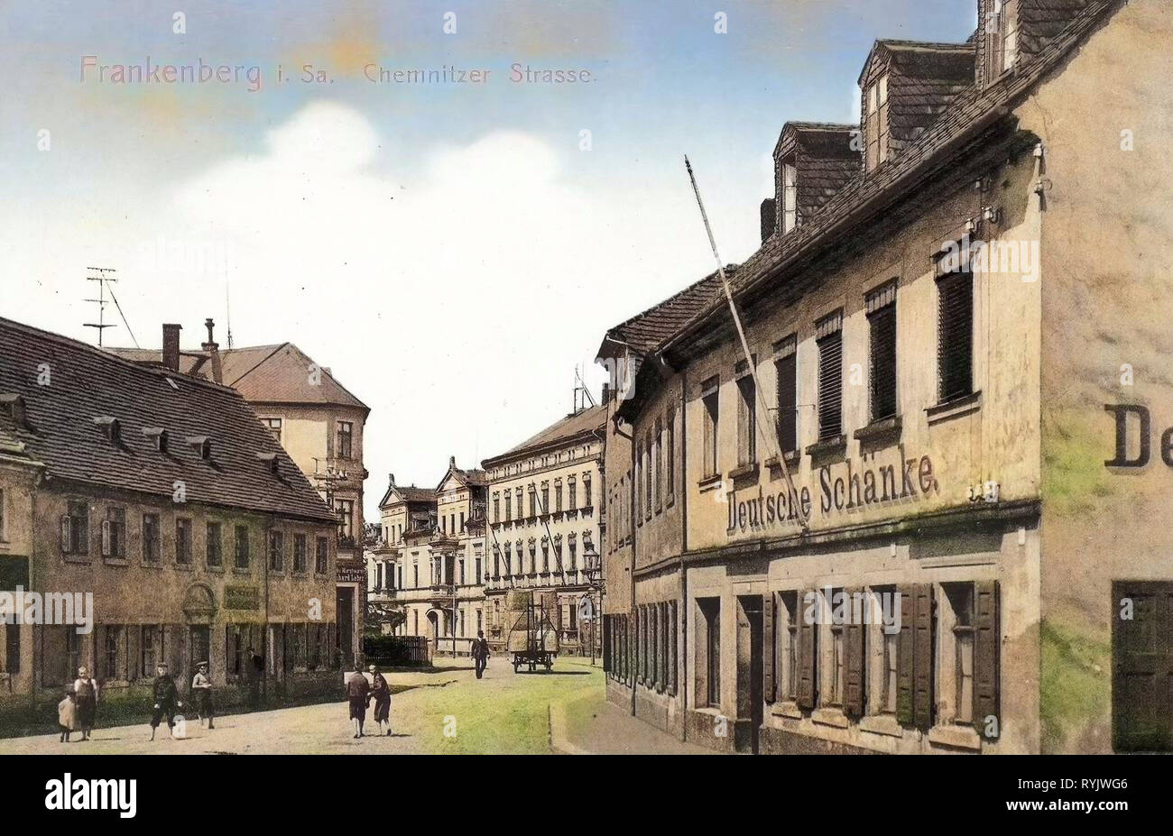 Buildings in Frankenberg/Sa., 1911, Landkreis Mittelsachsen ...