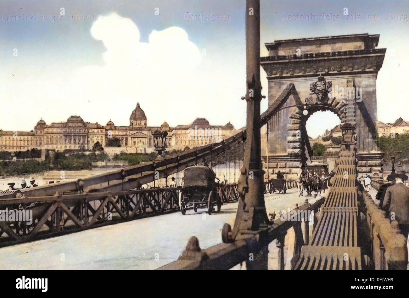 Historical images of Chain Bridge, Budapest, Historical images of Buda ...