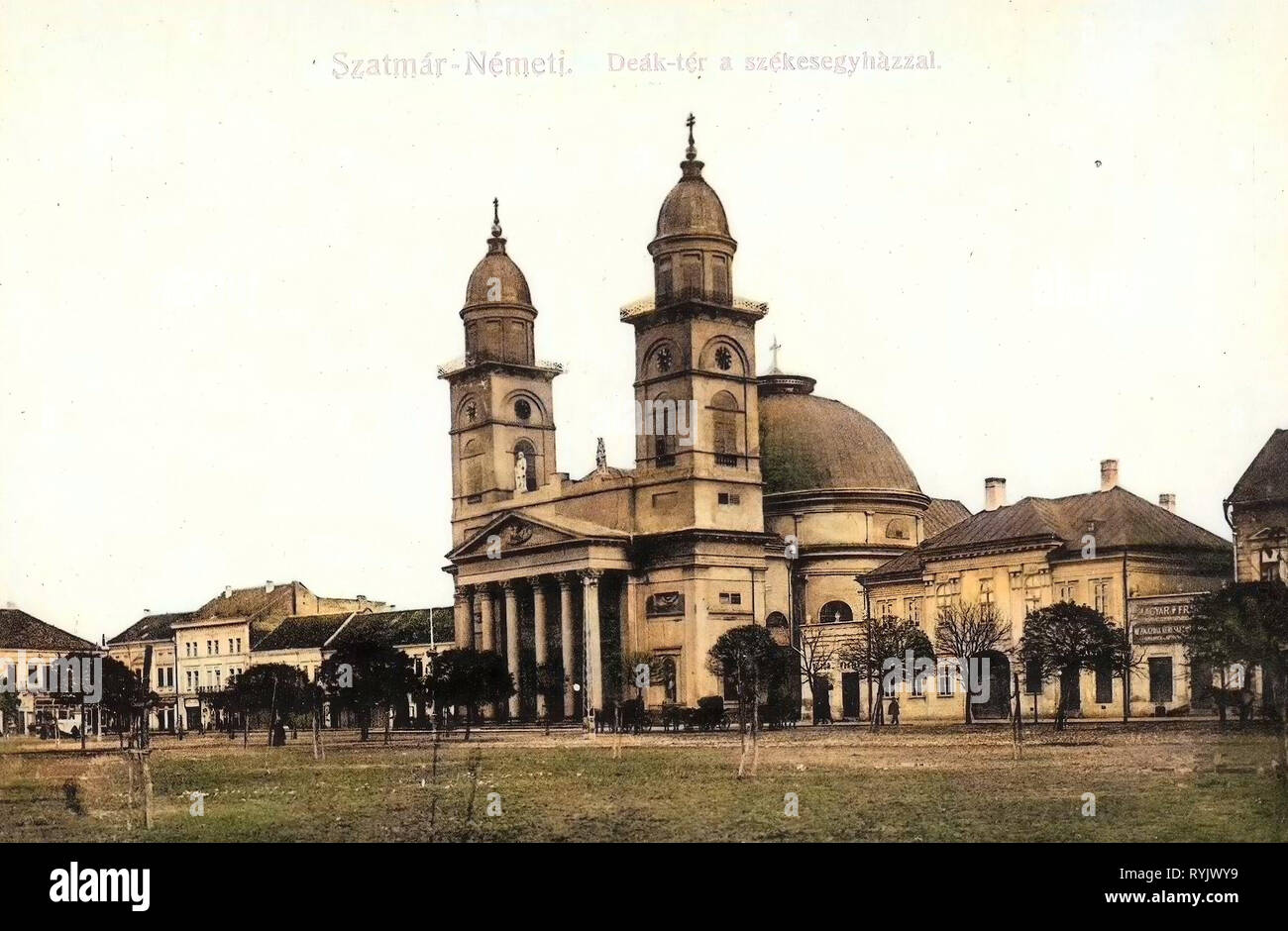 Roman Catholic Cathedral in Satu Mare, 1911, Satu Mare County, Szatmar ...
