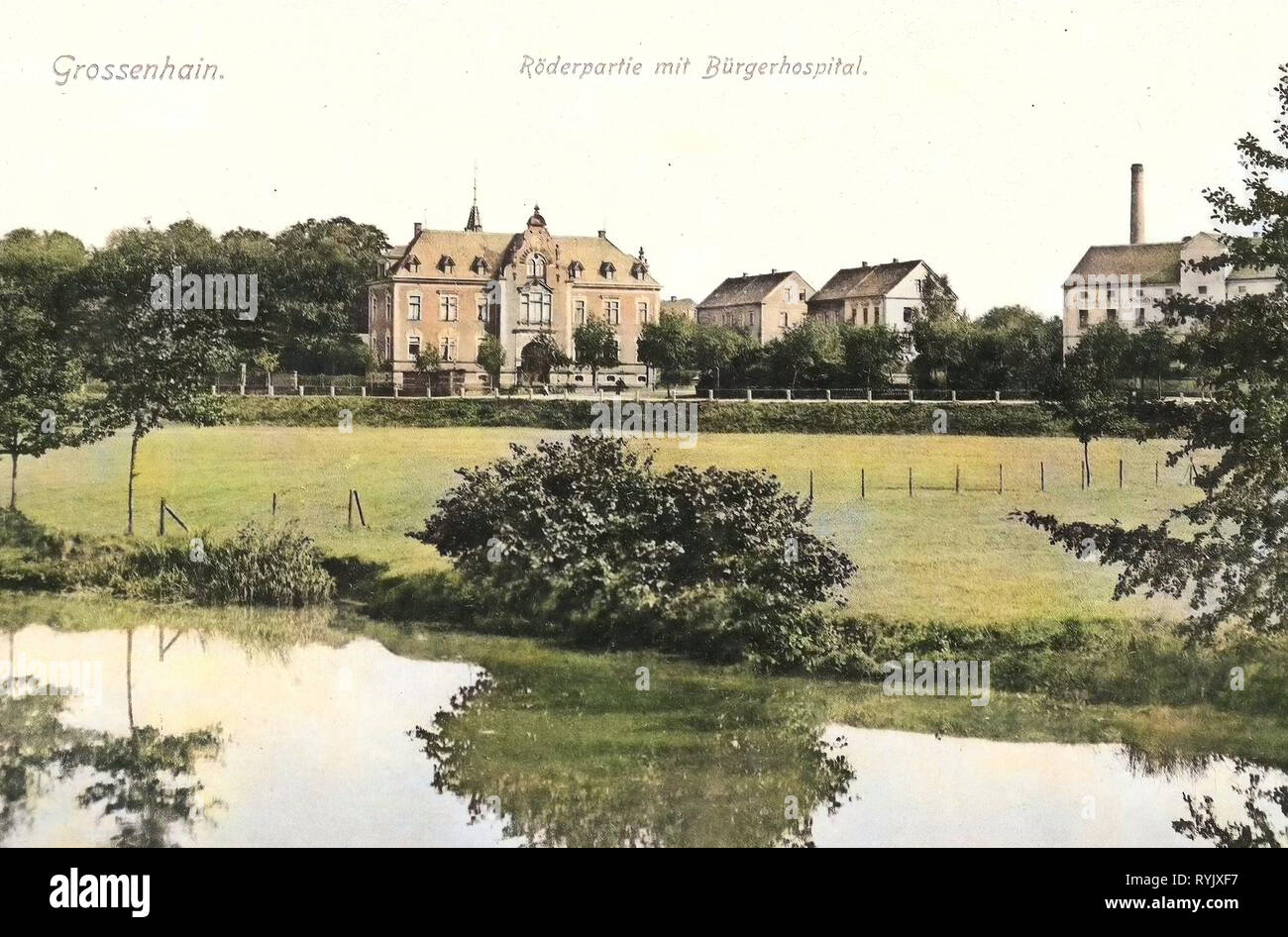 Hospitals in Saxony, Große Röder, Buildings in Großenhain, Water ...