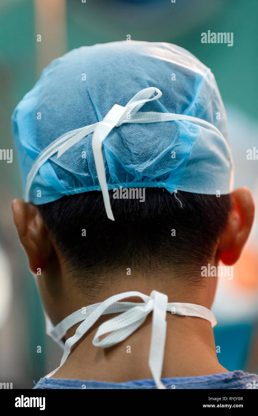 Tam Duc Cardiology Hospital. Operating theater. Cardiac surgery. Ho Chi ...