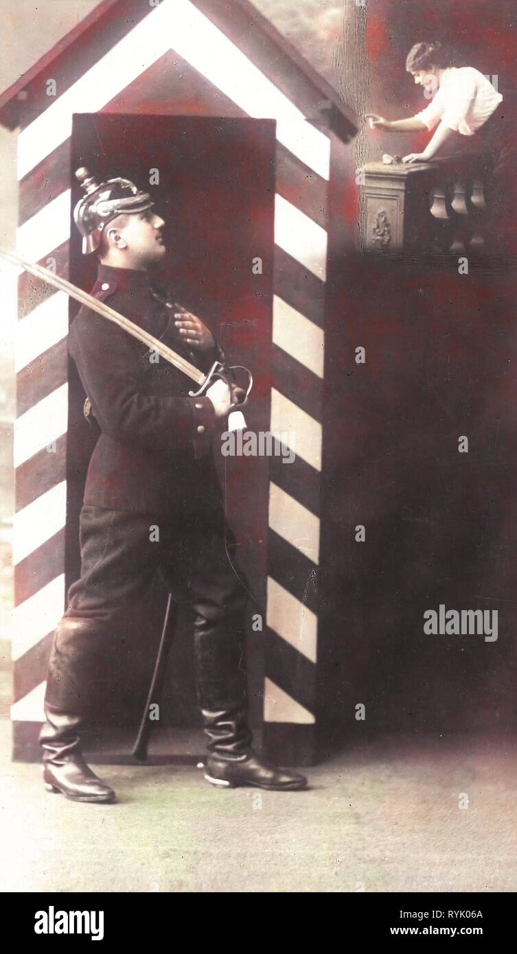 Sentry boxes in Germany (historical), Army of Saxony, 1913, Meißen ...