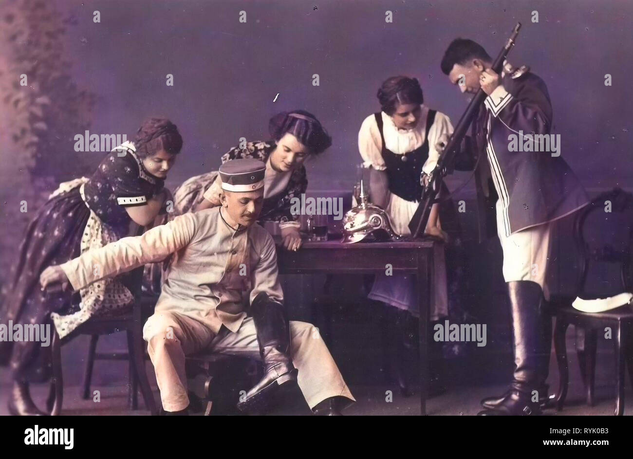 Shoeshiners, Garde-Reiter-Regiment (1. Schweres Regiment), Rectangular ...