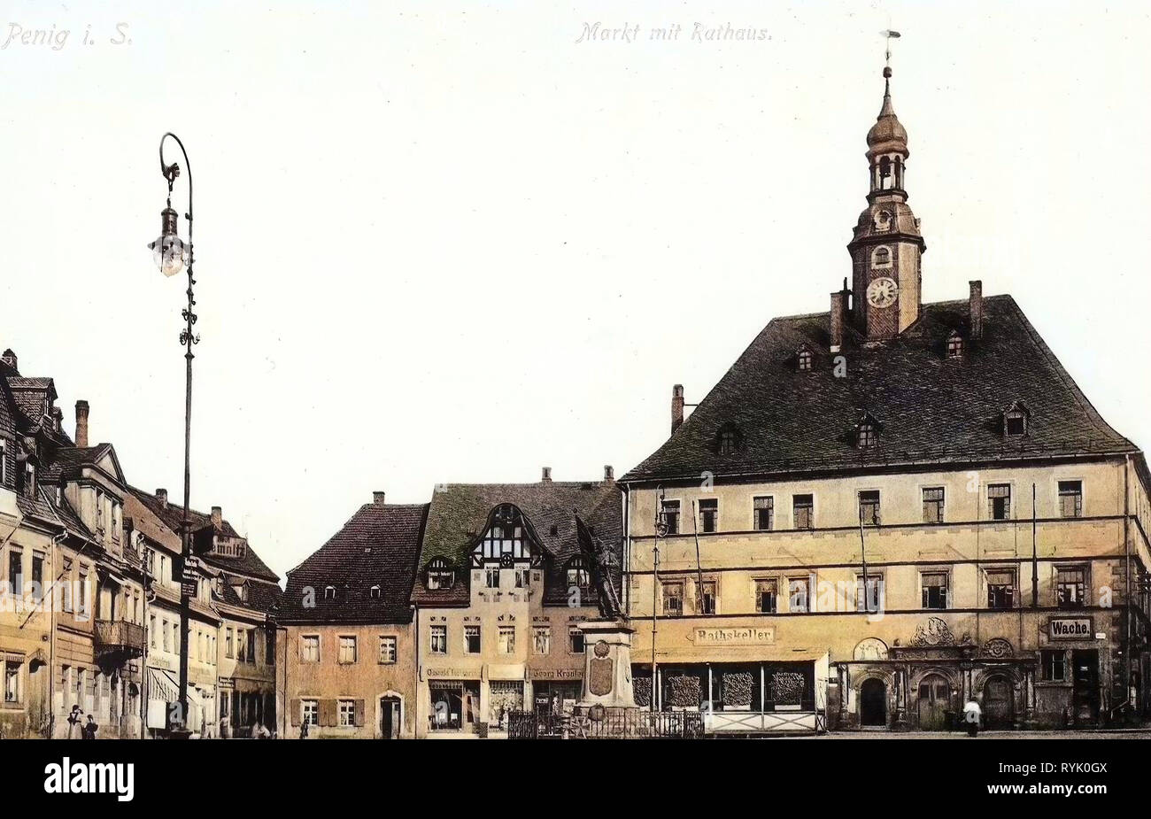 Town halls in Landkreis Mittelsachsen, Buildings in Penig, War ...