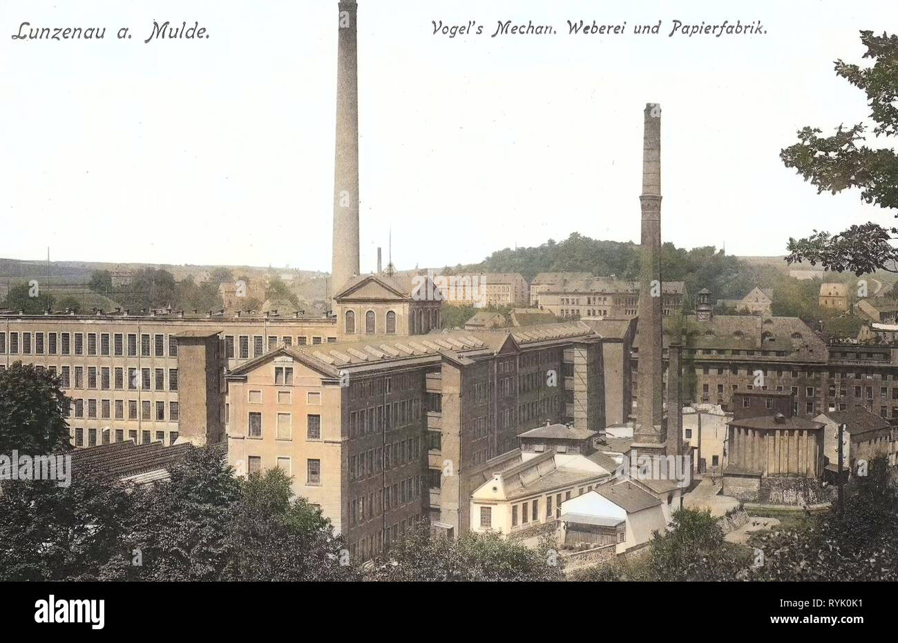 Pulp And Paper Mills In Saxony Industry In Saxony Lunzenau 1913 Landkreis Mittelsachsen pulp-and-paper-mills-in-saxony-industry-in-saxony-lunzenau-1913-landkreis-mittelsachsen