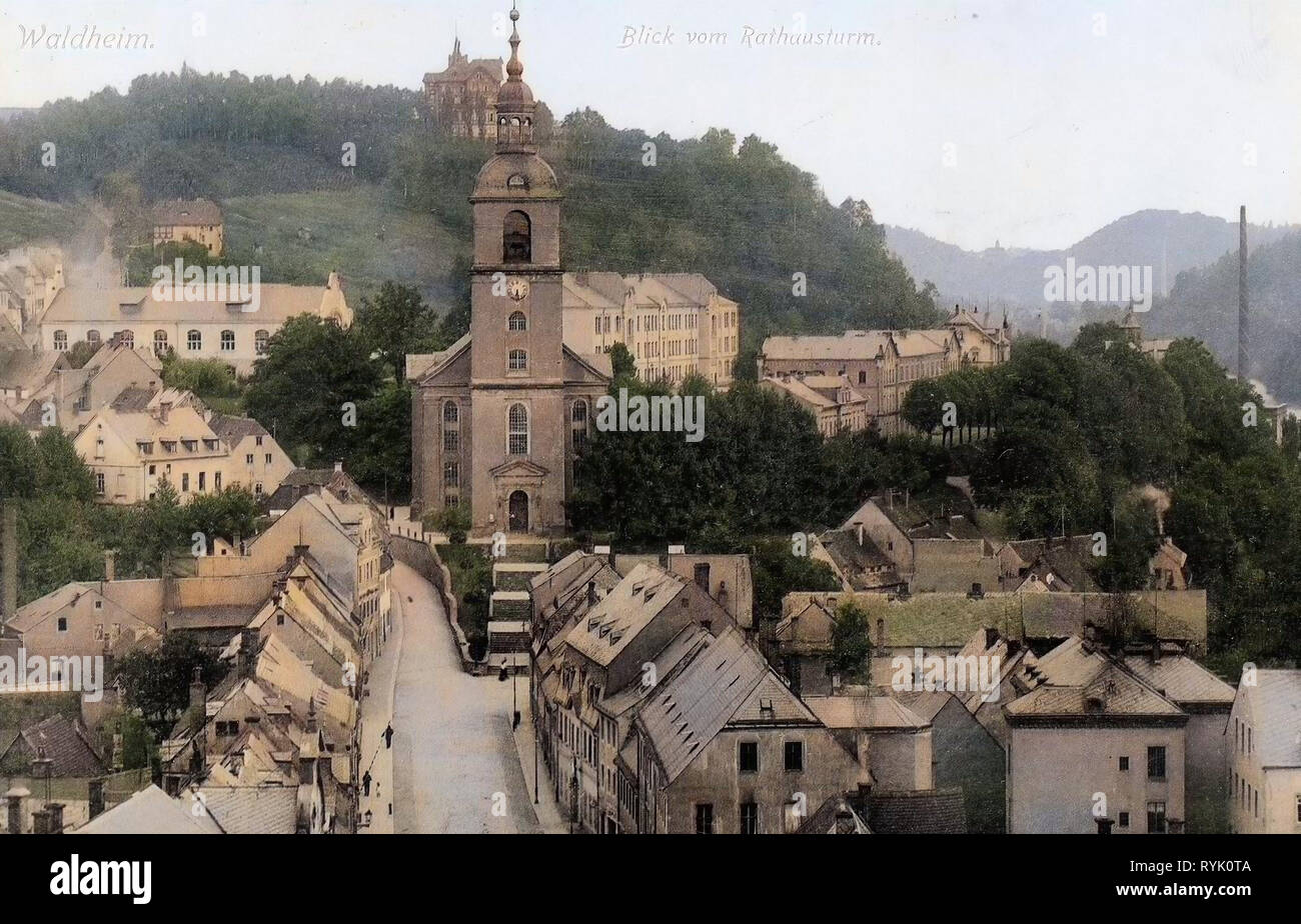 Rathaus Waldheim, Buildings in Waldheim, 1913, Landkreis Mittelsachsen ...