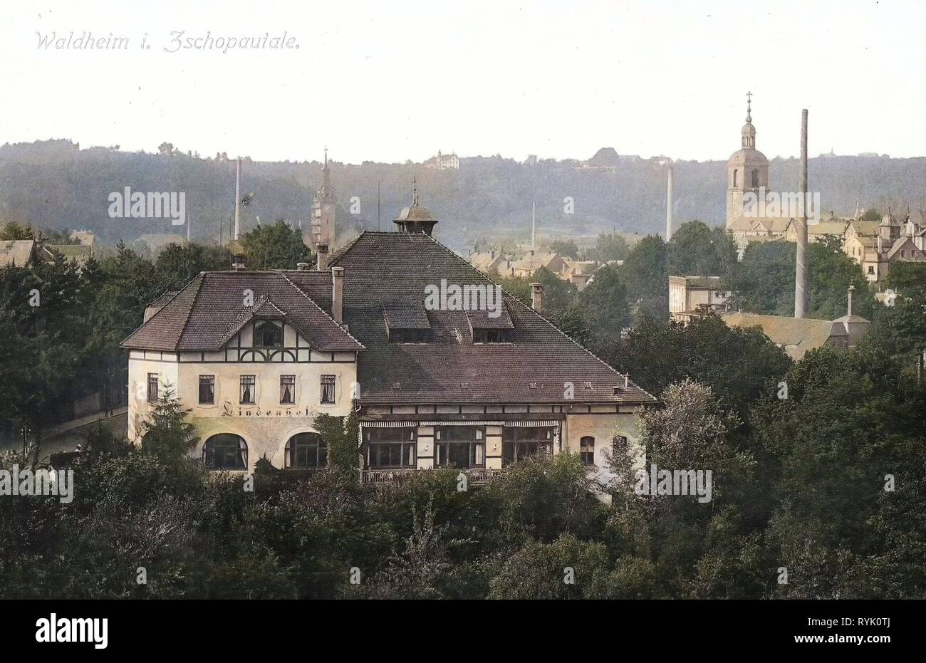 Buildings in Waldheim, Churches in Waldheim, 1913, Landkreis ...