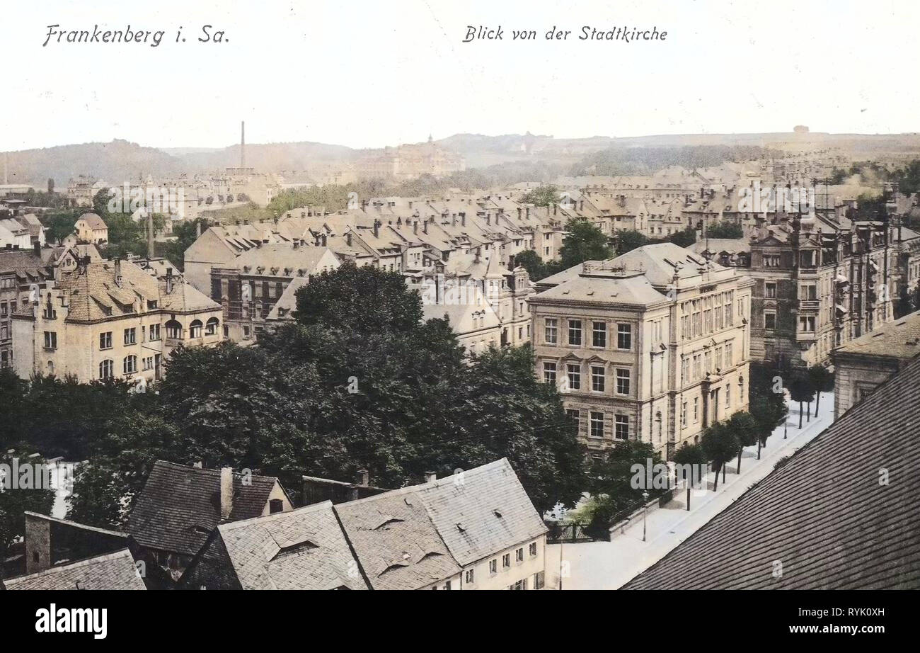 Buildings in Frankenberg/Sa., 1913, Landkreis Mittelsachsen ...