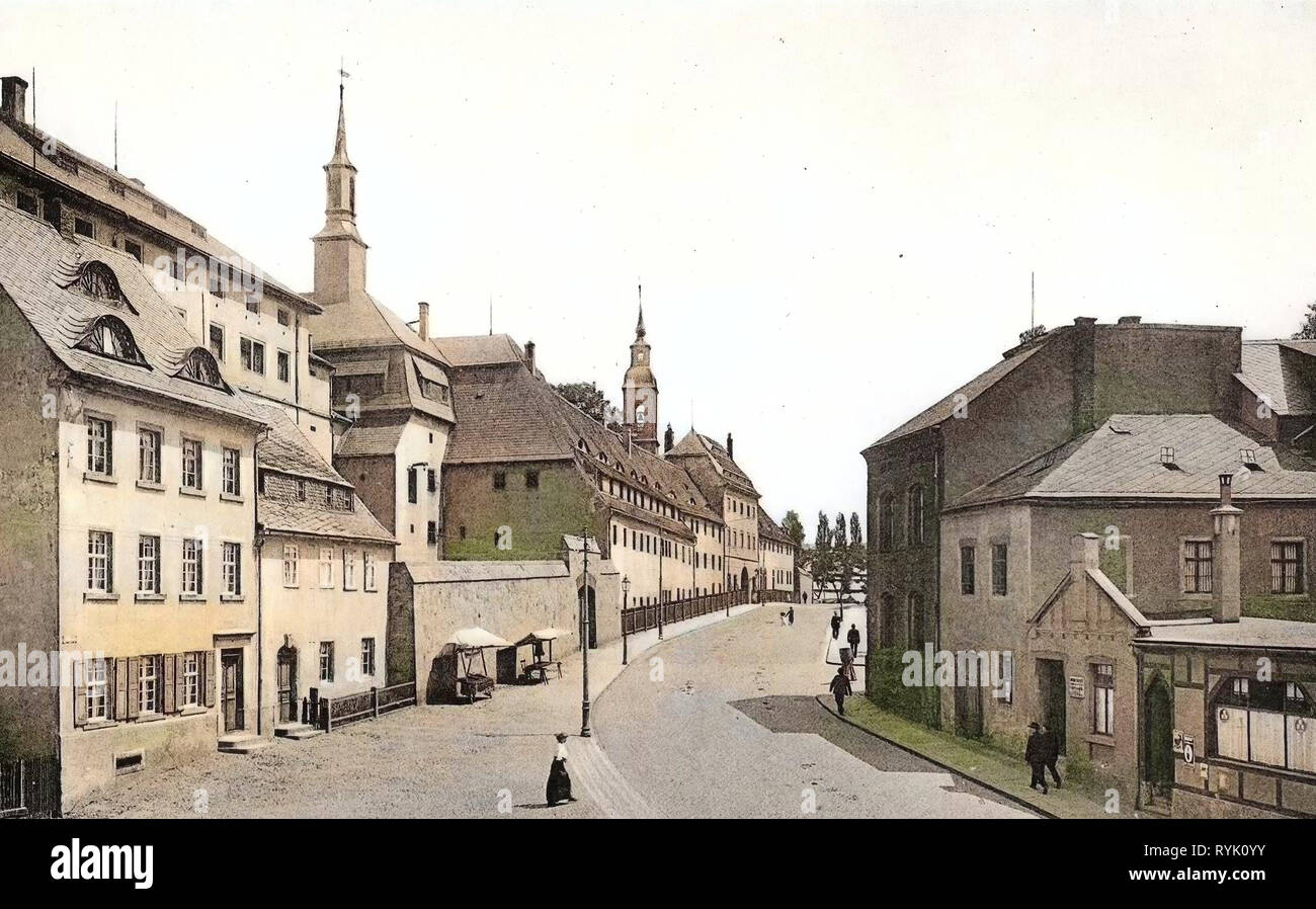 Buildings in Waldheim, JVA Waldheim, 1913, Landkreis Mittelsachsen ...