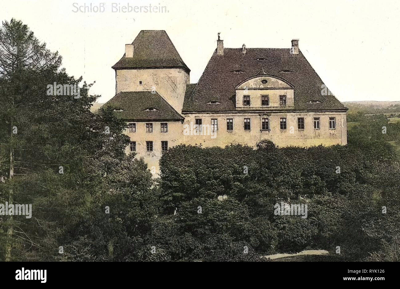 Schloss Bieberstein (Sachsen), 1913, Landkreis Mittelsachsen ...