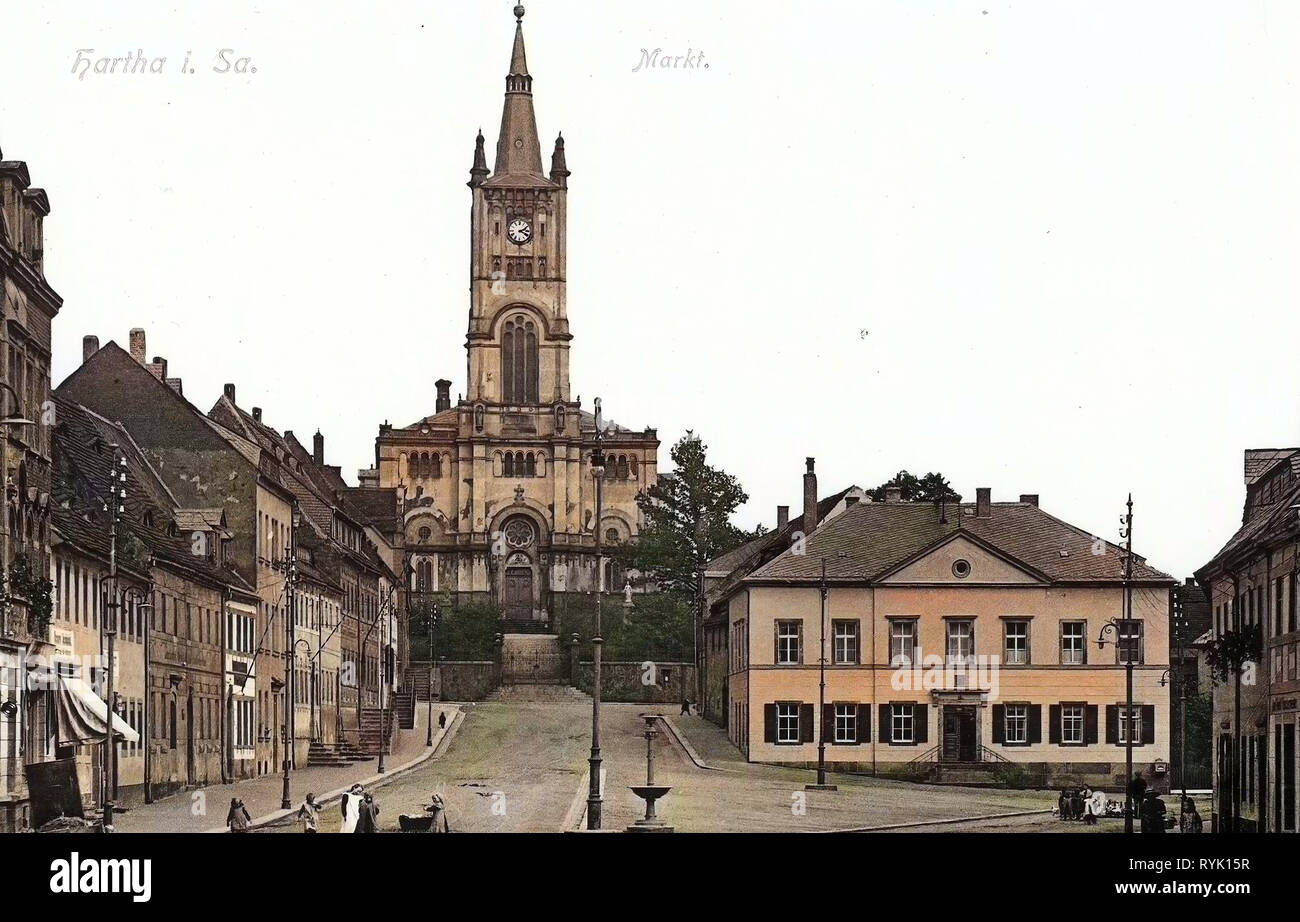 Buildings in Hartha, Postcards of buildings in Landkreis Mittelsachsen ...