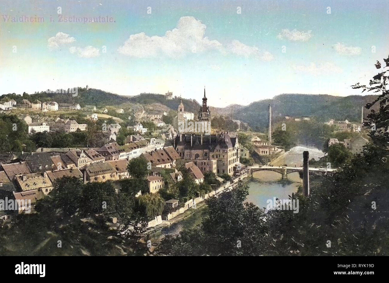 Zschopau (river), Buildings in Waldheim, Churches in Waldheim, Rathaus ...