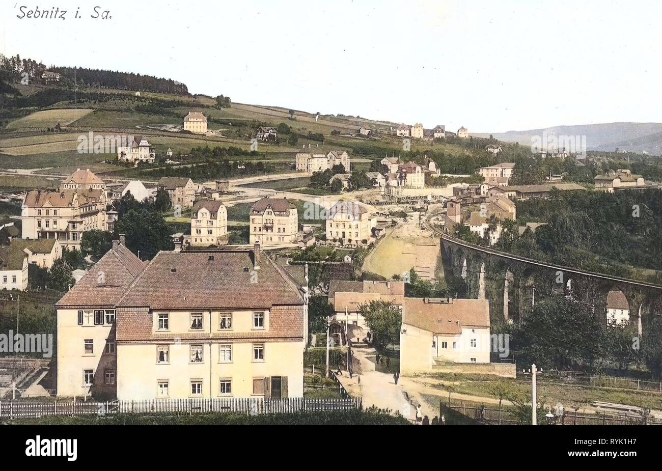 Viadukt Sebnitz, 1913, Landkreis Sächsische Schweiz-Osterzgebirge ...