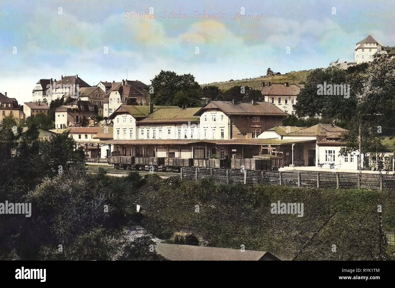 Railway coaches of Germany, Bahnhof Sebnitz, Buildings in Sebnitz, 1913 ...