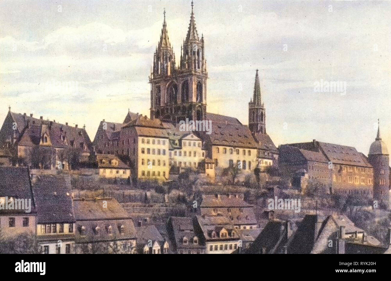 Meissen Cathedral, Albrechtsburg, Buildings in Meißen, 1913, Meißen ...
