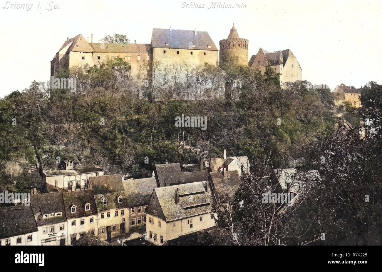 Burg Mildenstein, Buildings in Leisnig, 1913, Landkreis Mittelsachsen ...