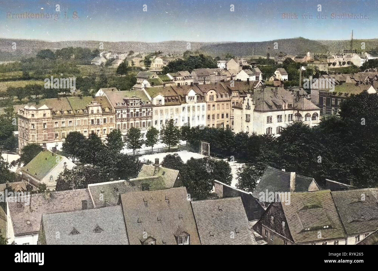Buildings in Frankenberg/Sa., 1914, Landkreis Mittelsachsen ...