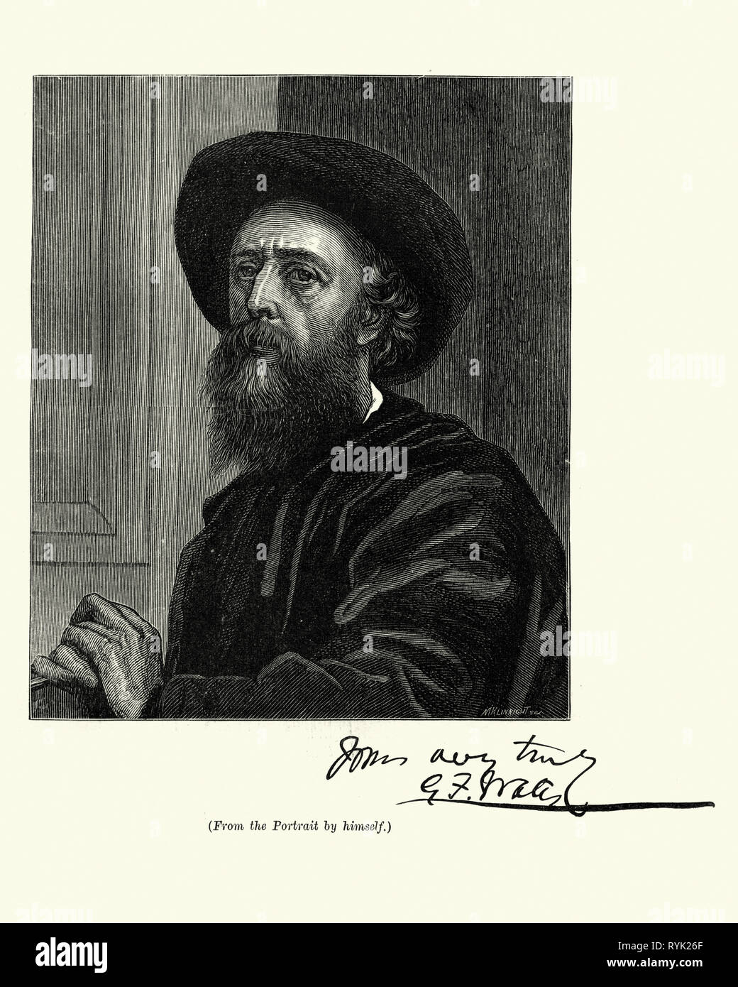 George watts painting hi-res stock photography and images - Alamy