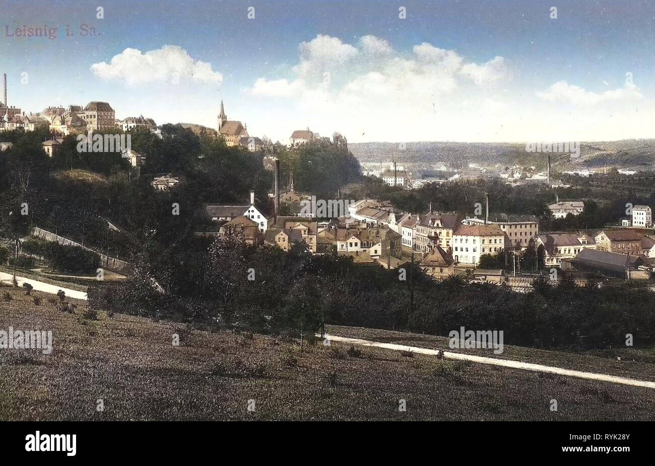 Buildings in Leisnig, Churches in Leisnig, 1914, Landkreis ...